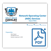 NOC Statement of Work - Help Desk Cavalry